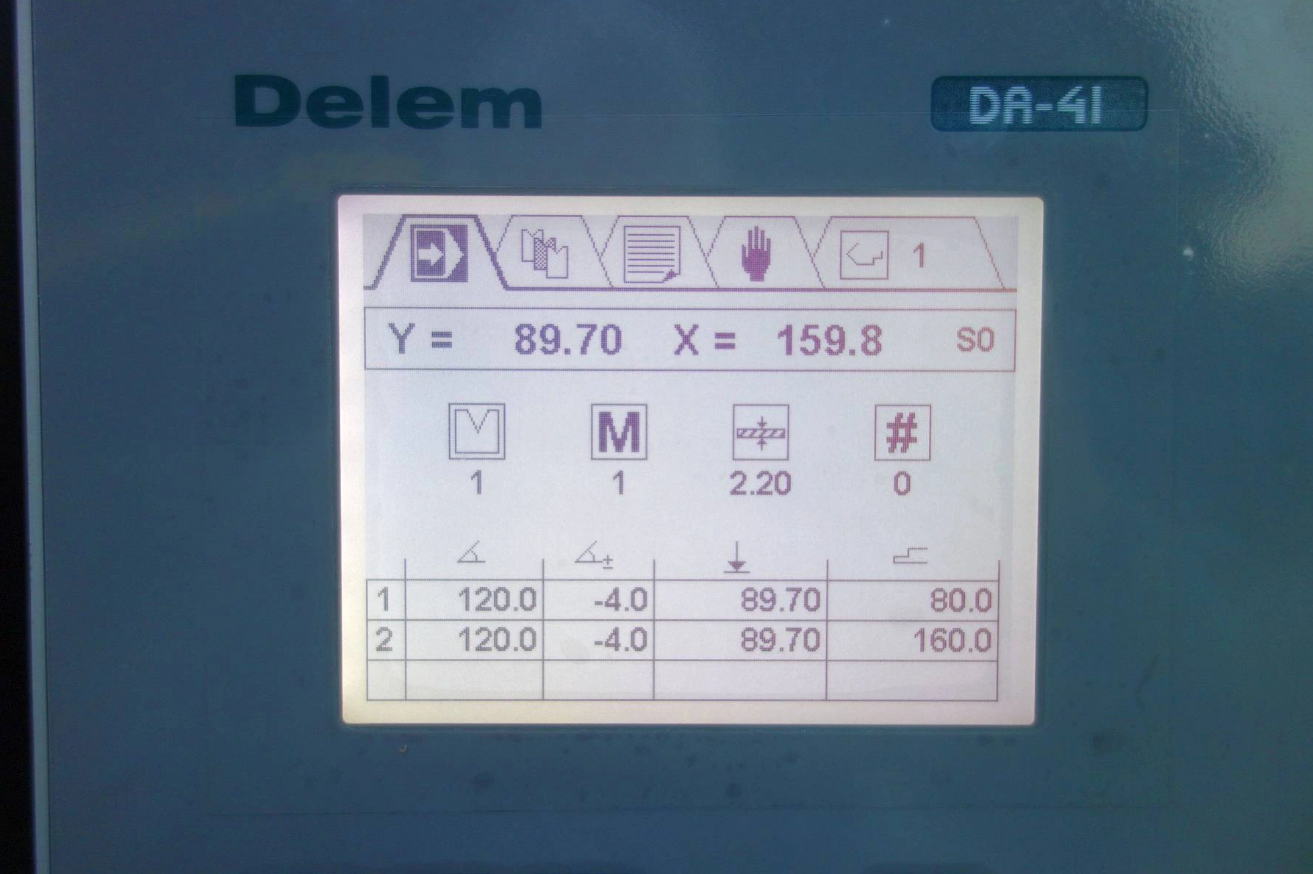 Sterowanie CNC Delem DA-41 prasy krawędziowe NC